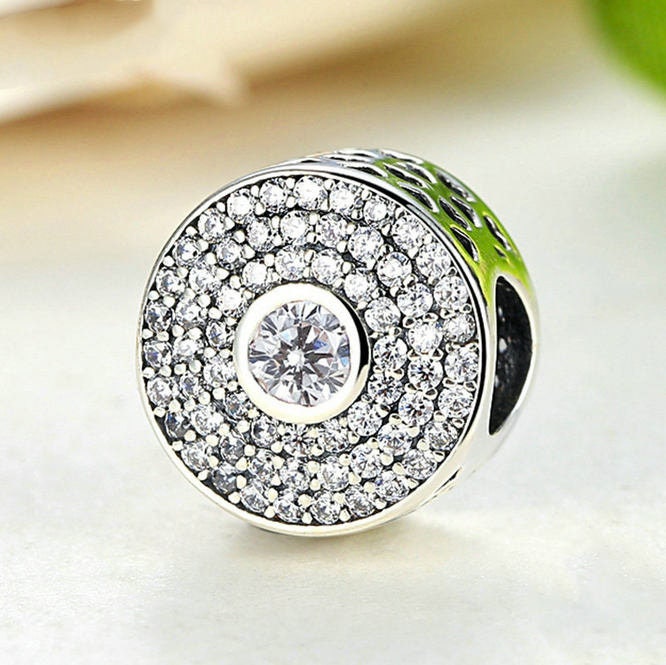 Shining Radiant Splendor With Big Crystal and Clear CZ Beads - Etsy