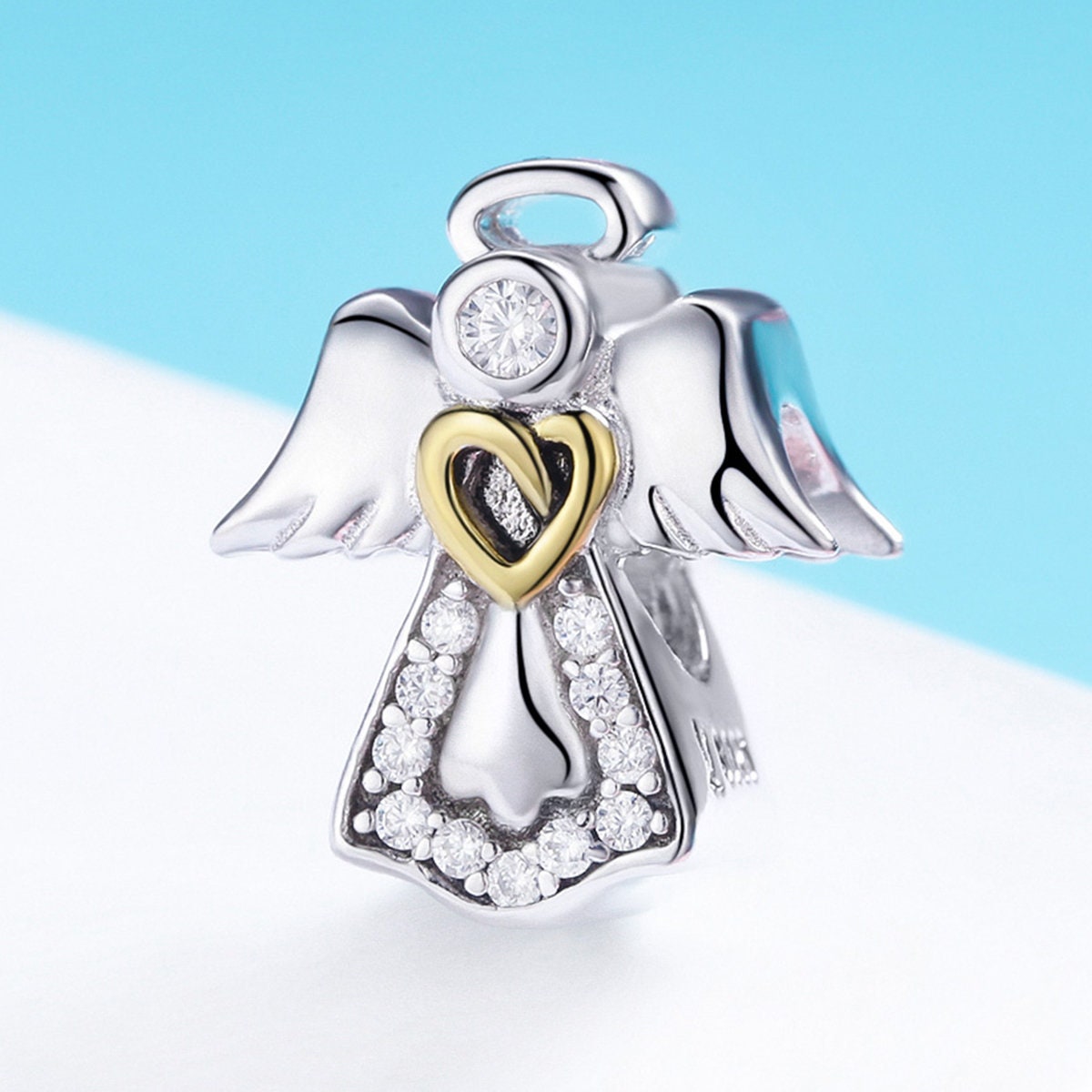 925 Sterling silver charm the love angel fits Pandora charm | Etsy