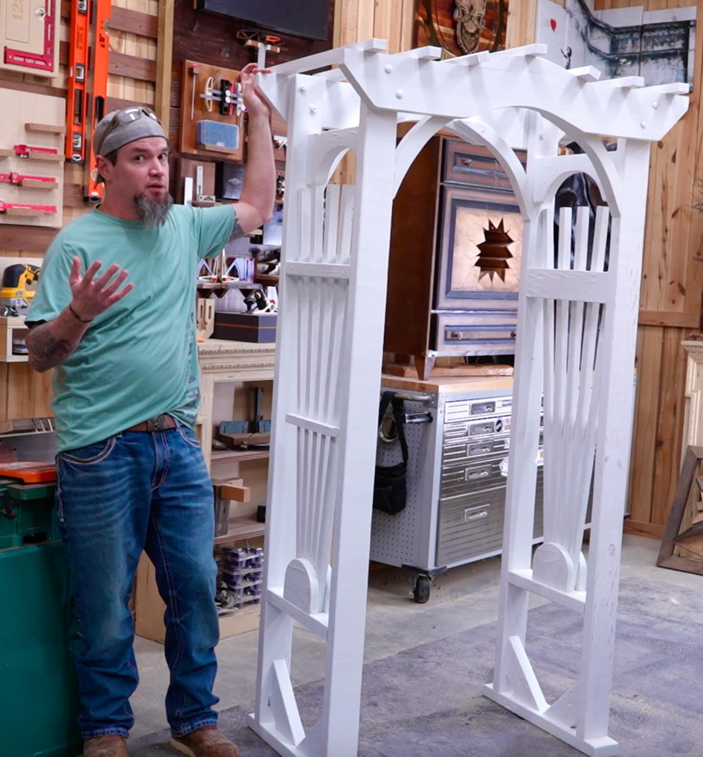 Garden Arbor Plan — Matthew Peech Woodworking