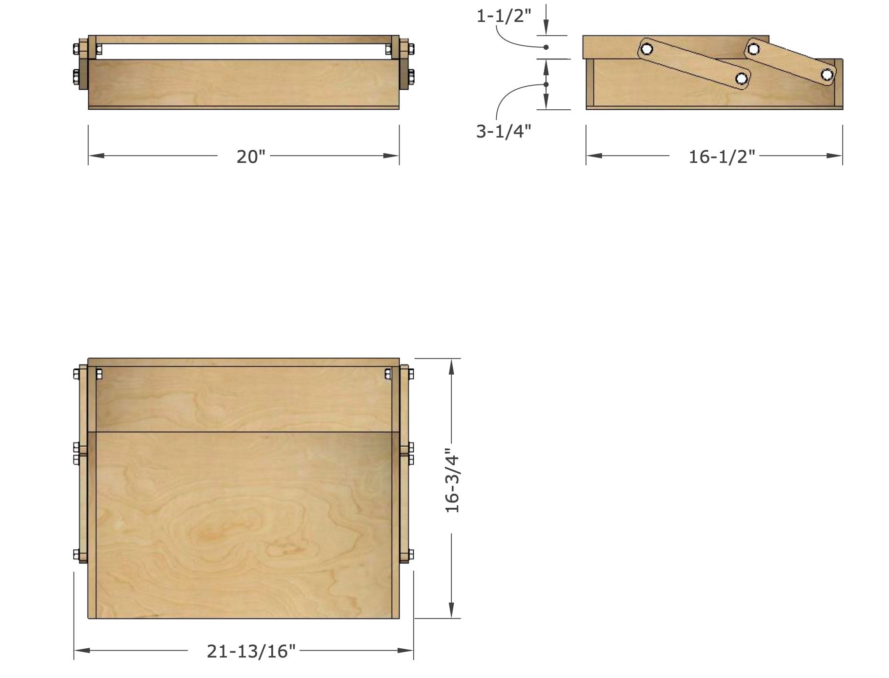 Drop Down Storage Plans, Under Table/cabinet Storage Plans, Storage ...