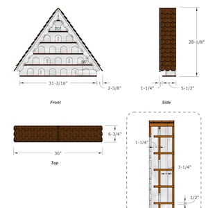 4 Picket Martin Box and Victorian Birdhouse Combo Plans, Purple Martin ...
