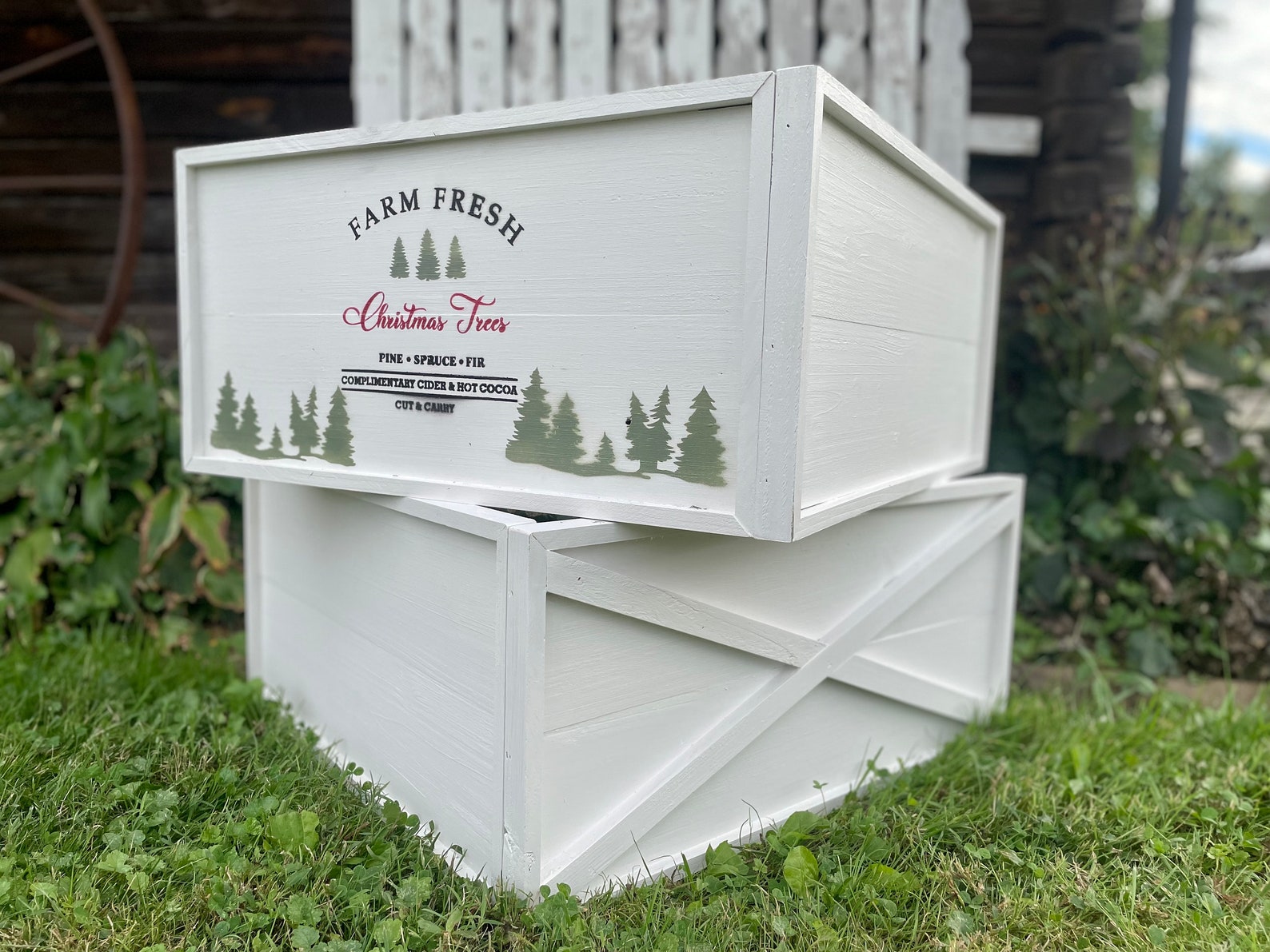 Collapsible Square X Frame Tree Collar Plans, Christmas Tree Collar ...