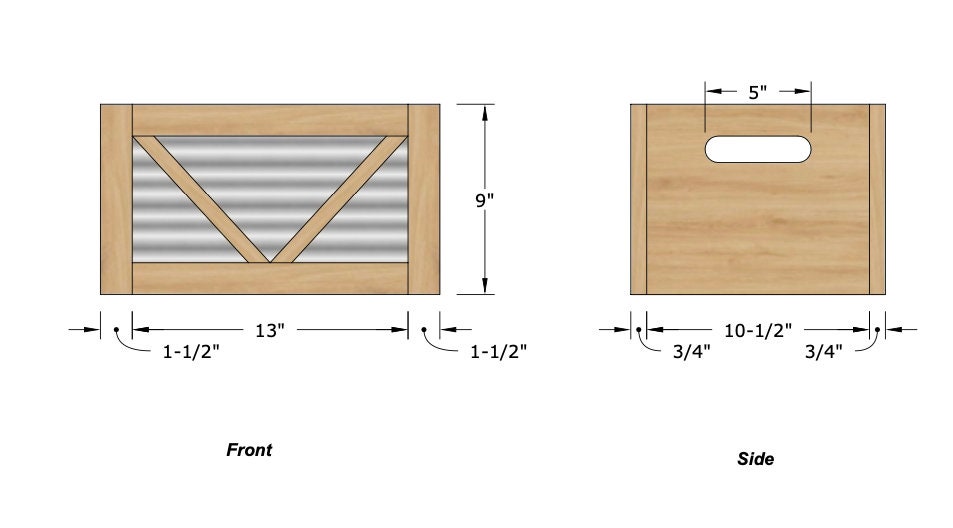 Large and Small Metal Sided Crates — Matthew Peech Woodworking
