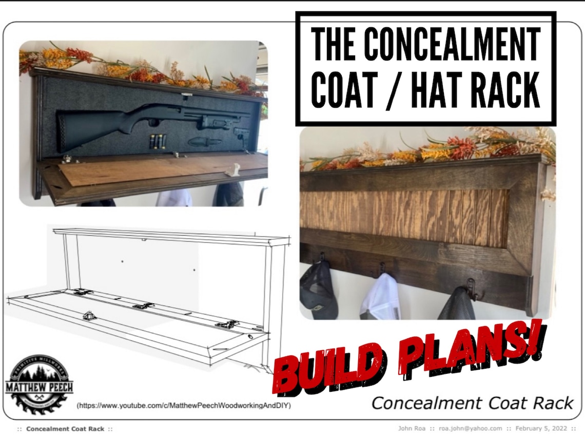 All 4 Concealment Plans Plan Bundle / Concealment Mantle - Etsy