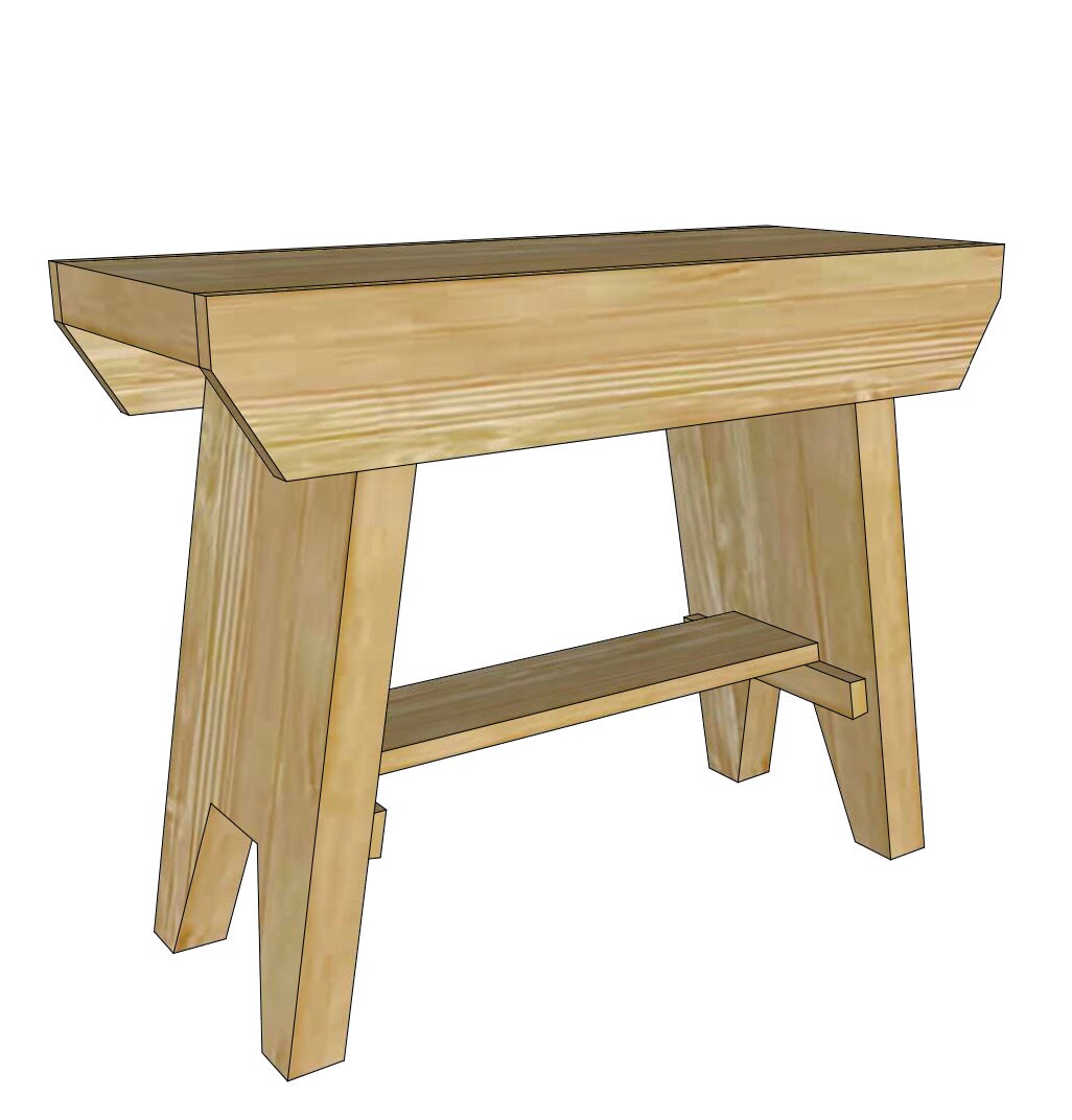 Small Bench Plan — Matthew Peech Woodworking