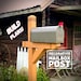 Decorative Mailbox Post Plans, Mail Box Post Plans, Letter Box Post ...