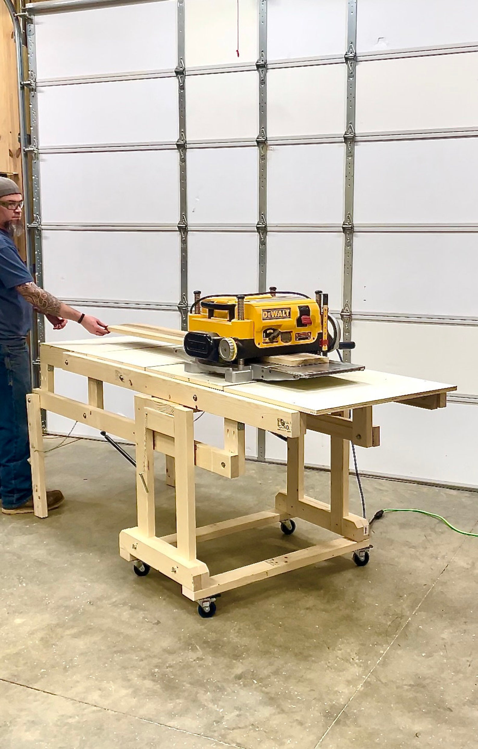 Transforming Shelf /workbench Plans, Convertible Table/shelf Build ...