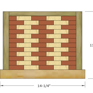 Block Wall Game, Wooden Game, DIY Block Game, Stacking Game, Topple ...