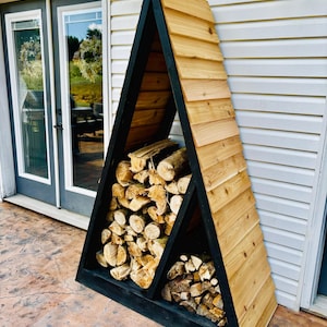 Firewood Rack Plans, Firewood Storage Plans, Firewood A-frame Storage ...