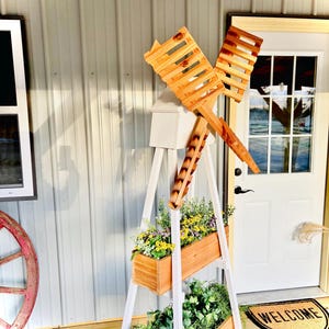 Windmill Planter Plans, DIY Windmill Planter Plans, Decorative Windmill ...