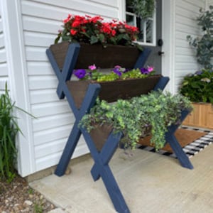 Planter Trio Plan Bundle, Tiered Planter Plan Bundle, Garden Plan ...