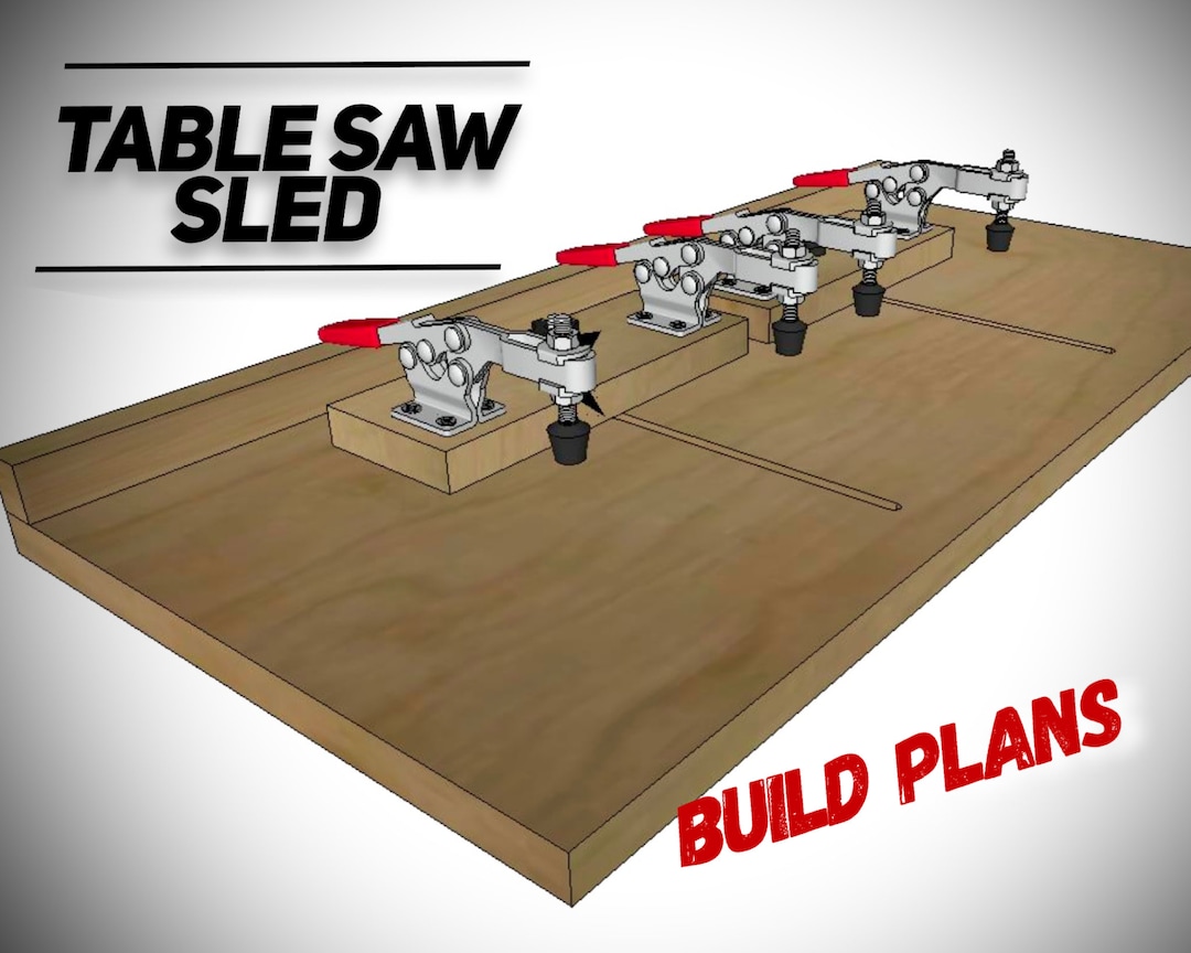 Multi Use Table Saw Sled Plans Table Saw Sled Plans Sled - Etsy Australia