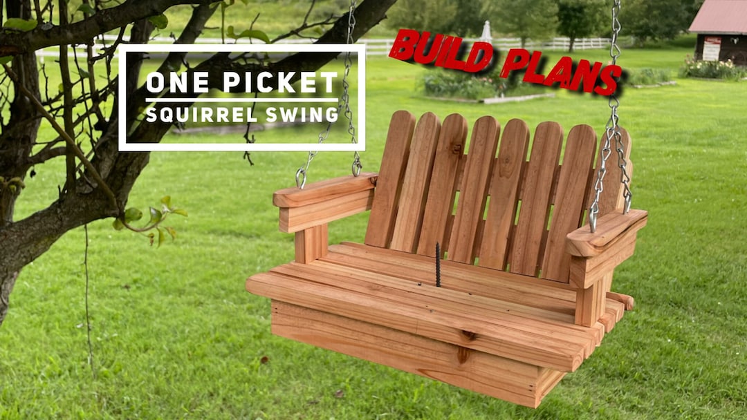 Squirrel Swing Feeder Plans, One Picket Squirrel Feeder Plans, Squirrel ...