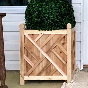 Large DIY Bush Plan, Tree, or Shrub Planter Plans, Large Planter Plans ...