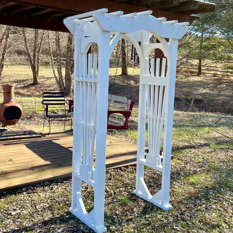 Garden Arbor Plans, Arched Pergola Plans, Garden Trellis, Flower ...