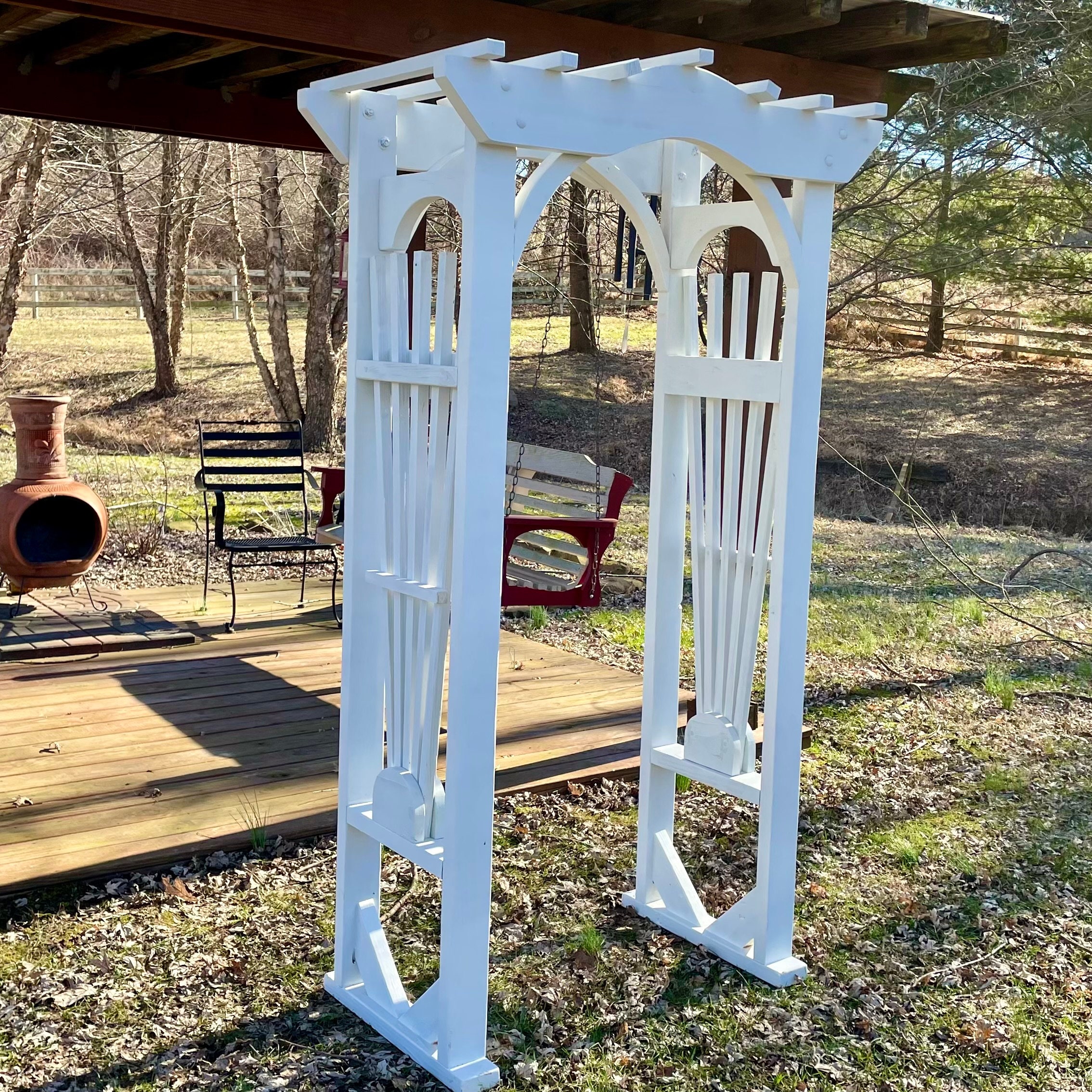 Garden Arbor Plan — Matthew Peech Woodworking