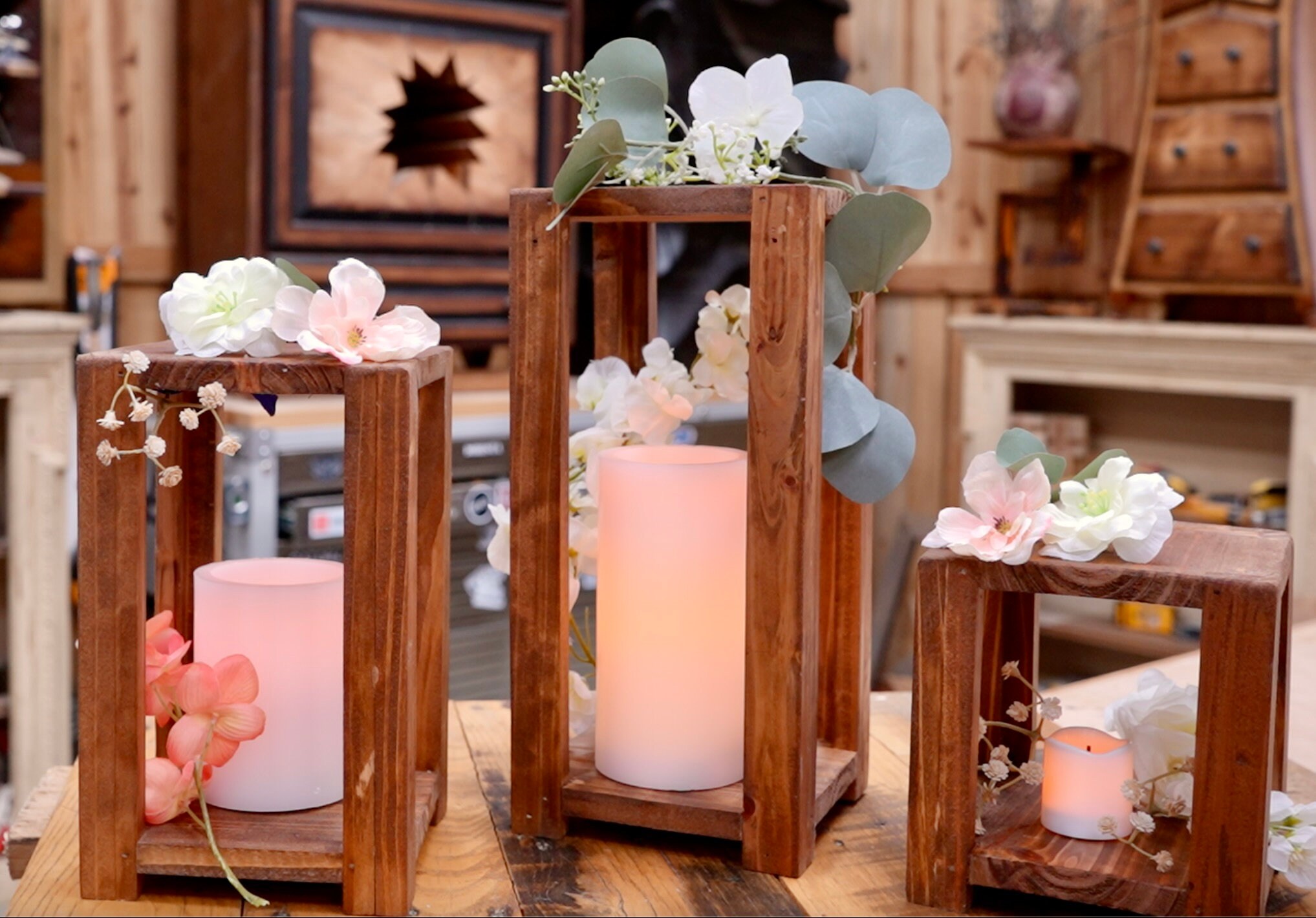 One Picket - Three Lanterns Build Plans, Decorative Lantern Plans ...