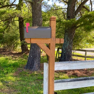 Decorative Mailbox Post Plans, Mail Box Post Plans, Letter Box Post ...