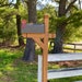 Decorative Mailbox Post Plans, Mail Box Post Plans, Letter Box Post ...