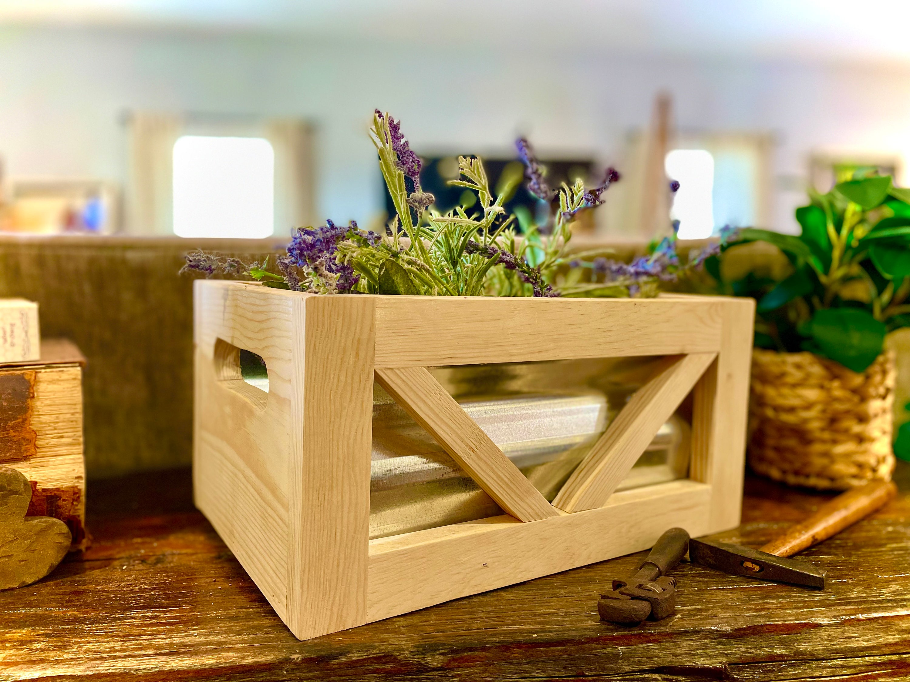 Large and Small Metal Sided Crate Bundle Plans, DIY Metal and Wooden ...