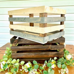 Build Plans for 2 Styles of Crates: 2 Crates From One 2x4 AND the Solid ...