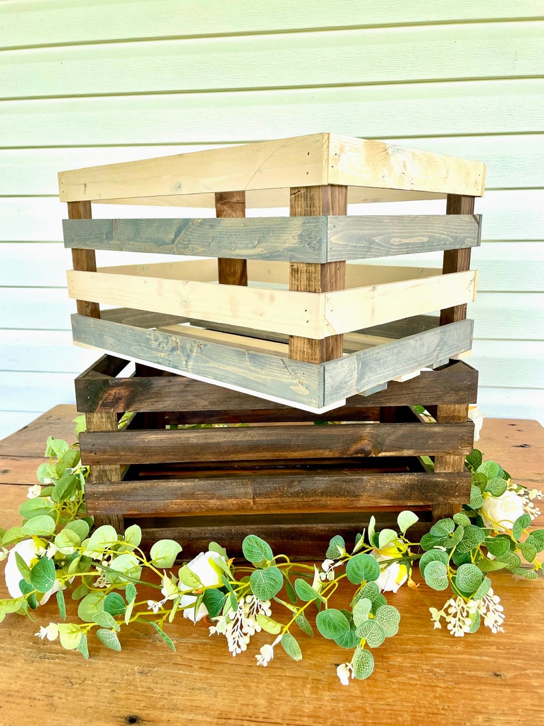 Build Plans for 2 Styles of Crates: 2 Crates From One 2x4 AND the Solid ...