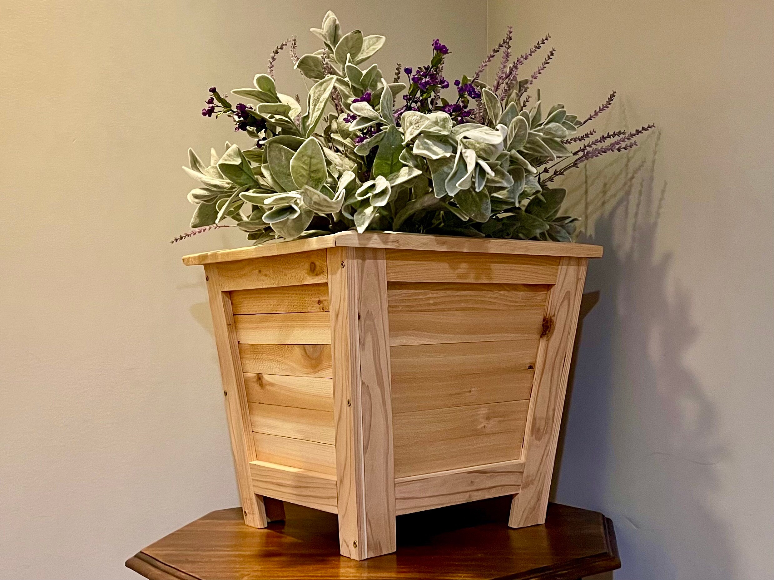 Slatted Three Picket Planter Plan — Matthew Peech Woodworking