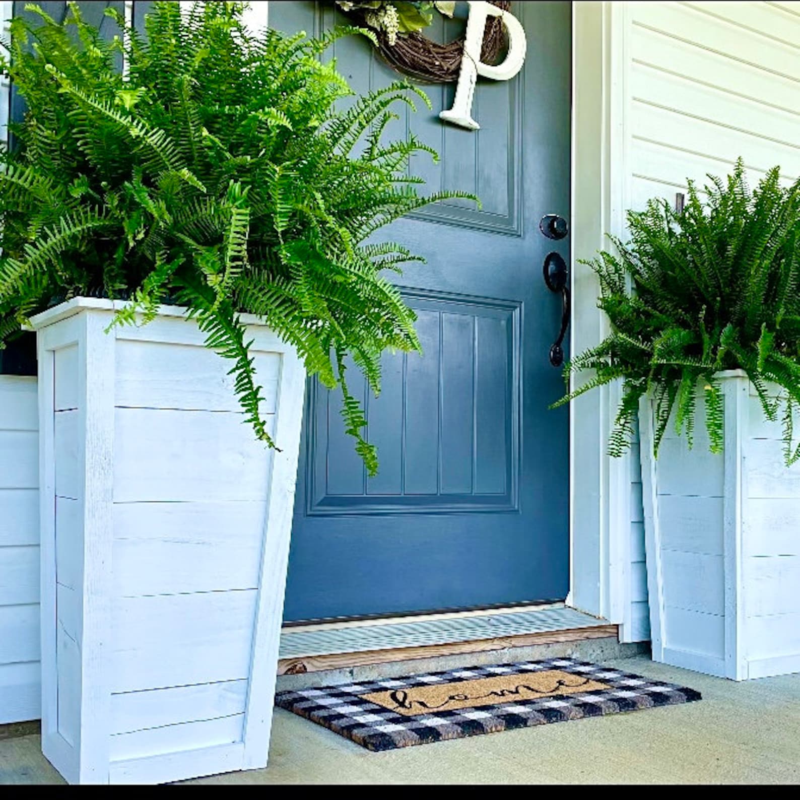 Five Picket Tall Box Planter Plans Fence Picket Planter Tall - Etsy