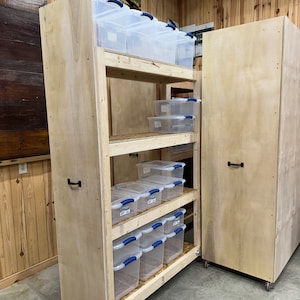The Ultimate Storage System Plans, Storage Unit Plans, Pull Out Storage ...