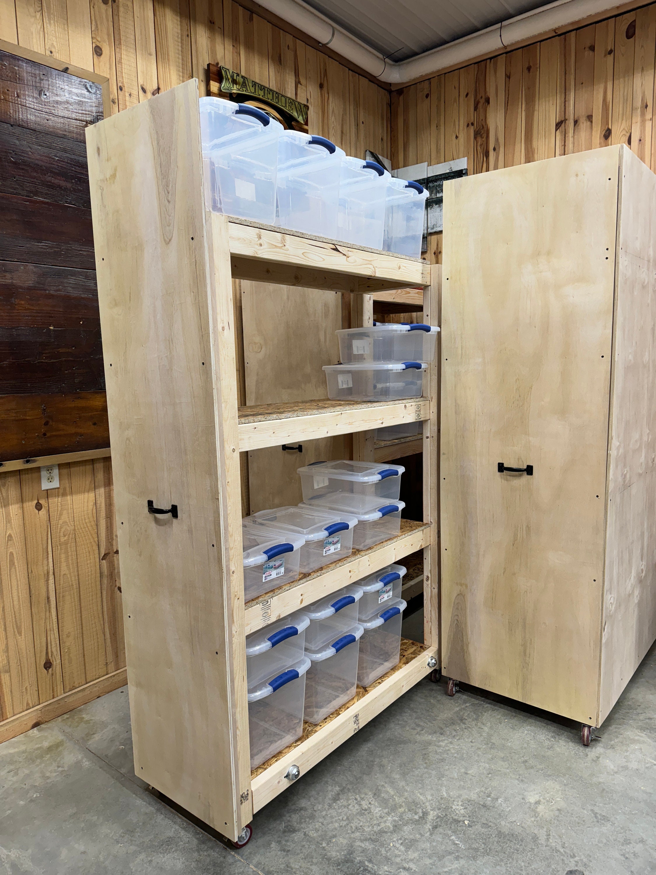 The Ultimate Storage System Plans, Storage Unit Plans, Pull Out Storage ...