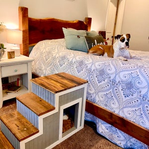 DIY Pet Stairs/steps Plan, Dog Bed Stairs Plan, Dog Bed Steps Plan, Pet ...