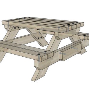 Squirrel Picnic Table Feeder Plans, Squirrel Table Plans, Pet Feeder ...