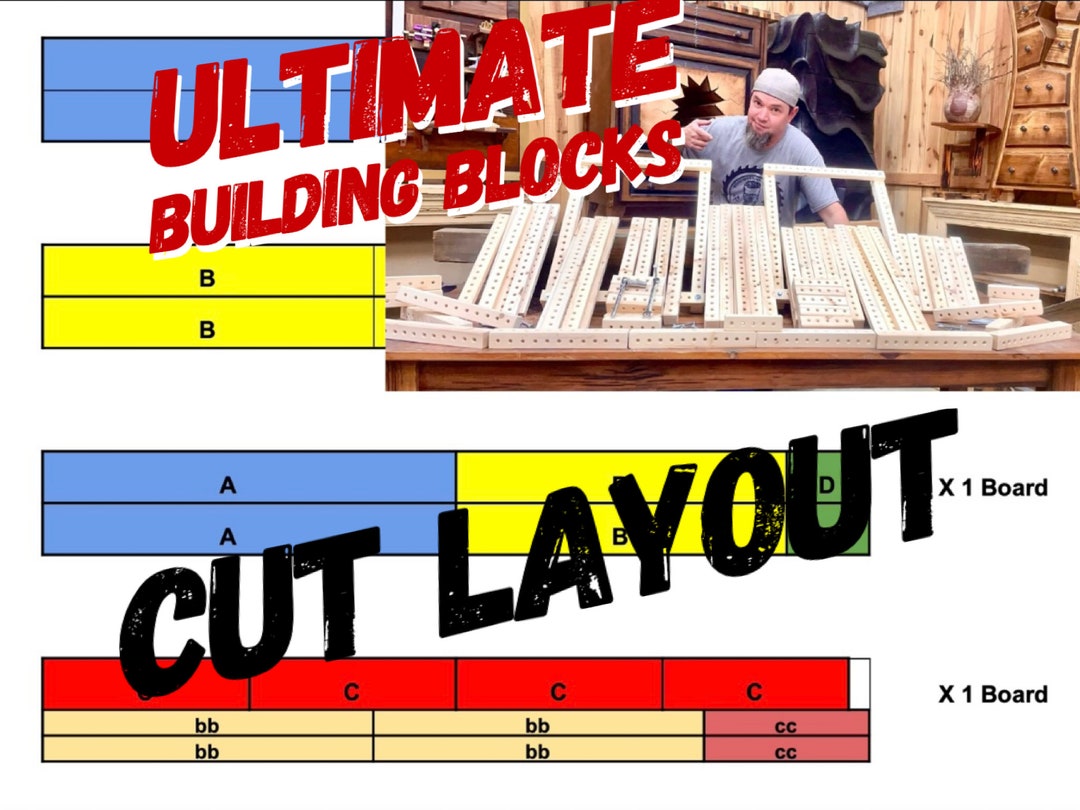 Cut List Layout for the Ultimate Building Block Video. *cut List Only ...