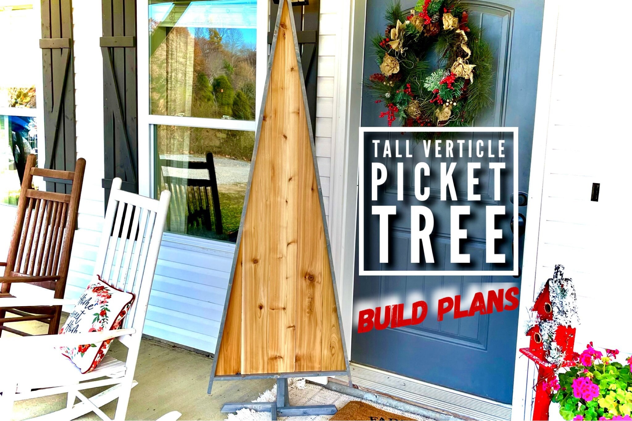 Tall Vertical Picket Tree Plan — Matthew Peech Woodworking