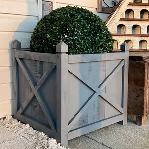 XL Farmhouse Shrub/bush/tree Planter Plans, Large Shrub Planter Plans ...