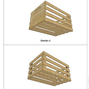 Build Plans for 2 Styles of Crates: 2 Crates From One 2x4 AND the Solid ...