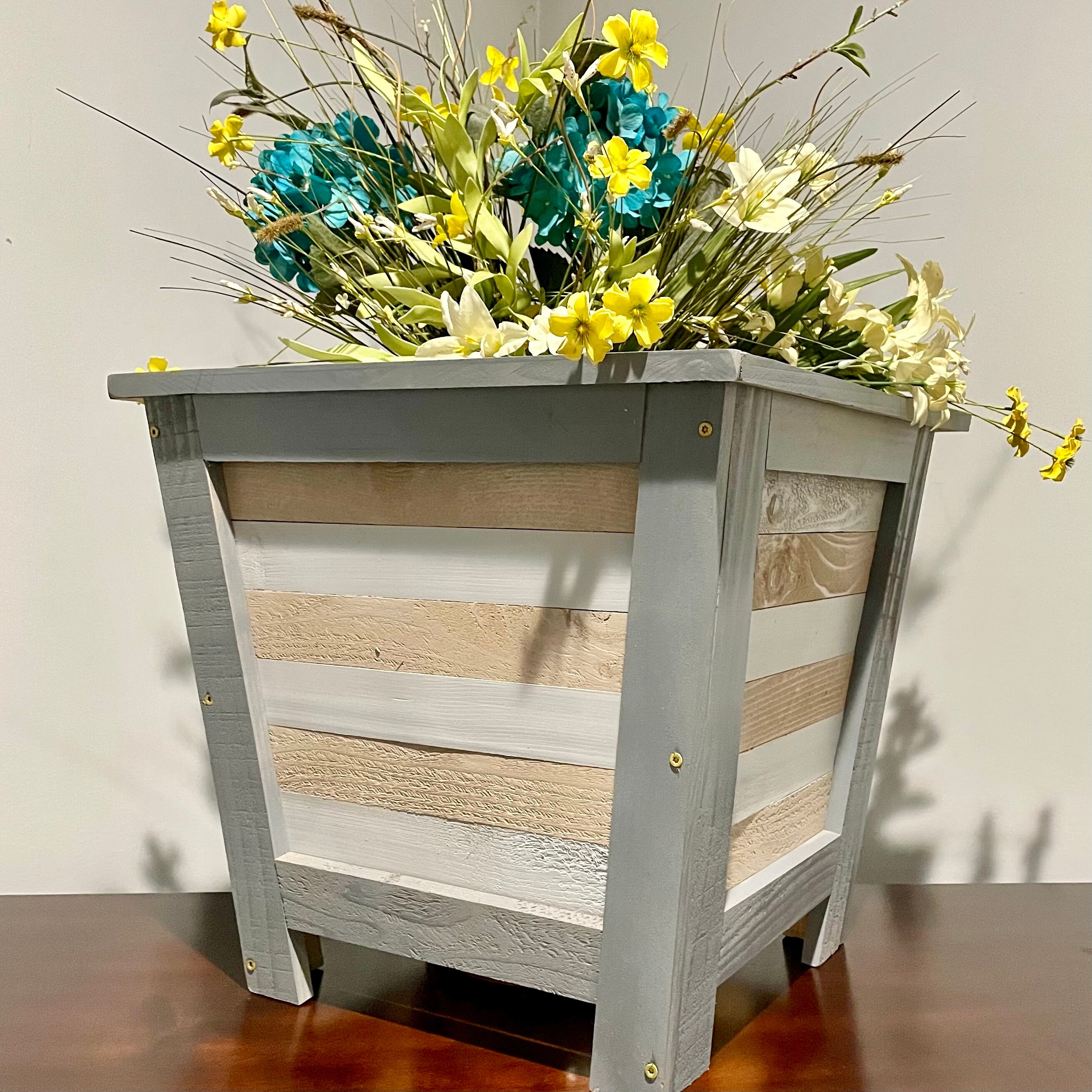 Slatted Three Picket Planter Plan — Matthew Peech Woodworking