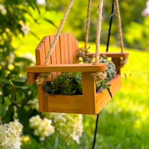 Decorative Plant Swing Plans, Mini Planter Swing Plans, Succulent ...