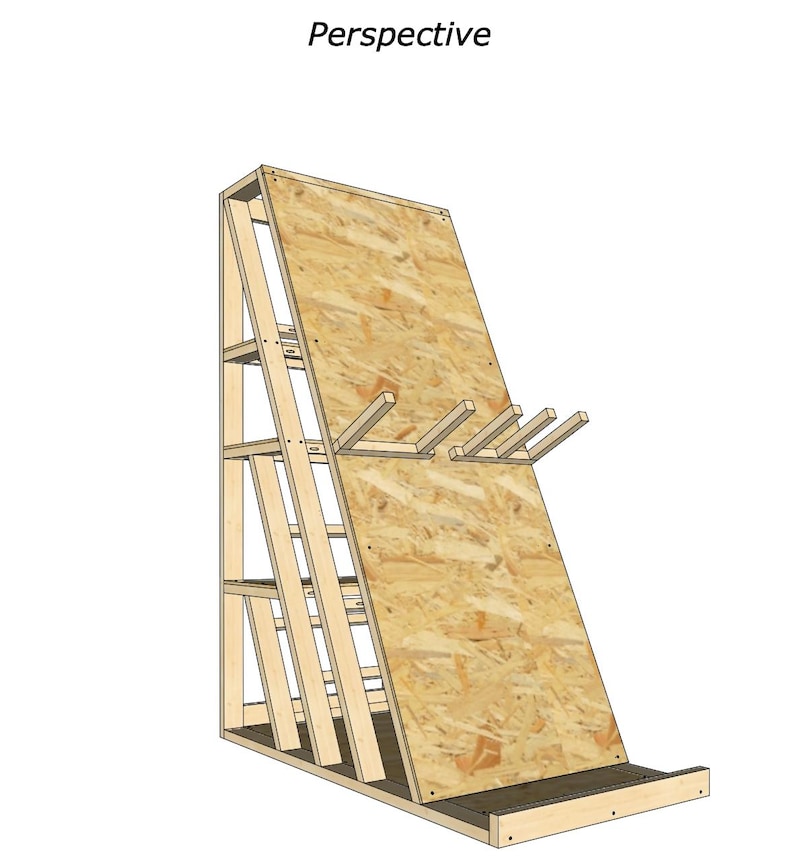 Lumber Storage Rack Plans, Lumber Storage Plans, DIY Shop Lumber Rack ...