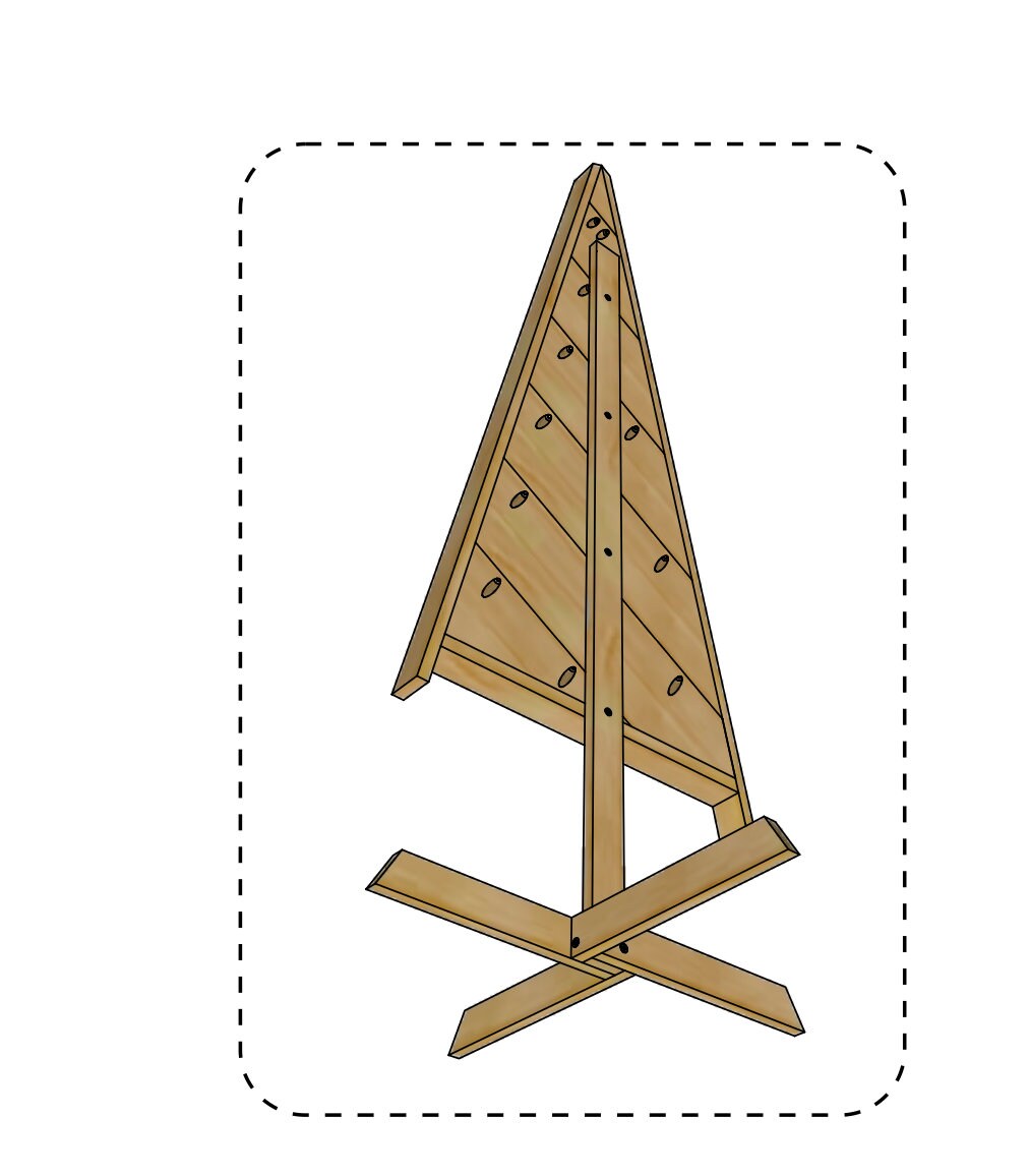 The Angled Picket Tree Plan Combo — Matthew Peech Woodworking