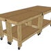 The Hybrid Workbench Plans, Workbench Plans, Mobile/moveable Workbench ...