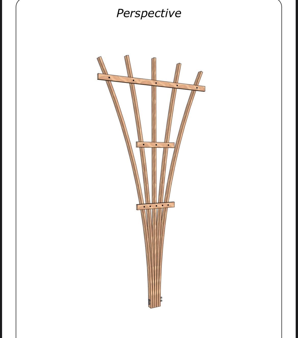 Garden Fan Trellis And Obelisk Plan Bundle / Garden Fan Trellis ...