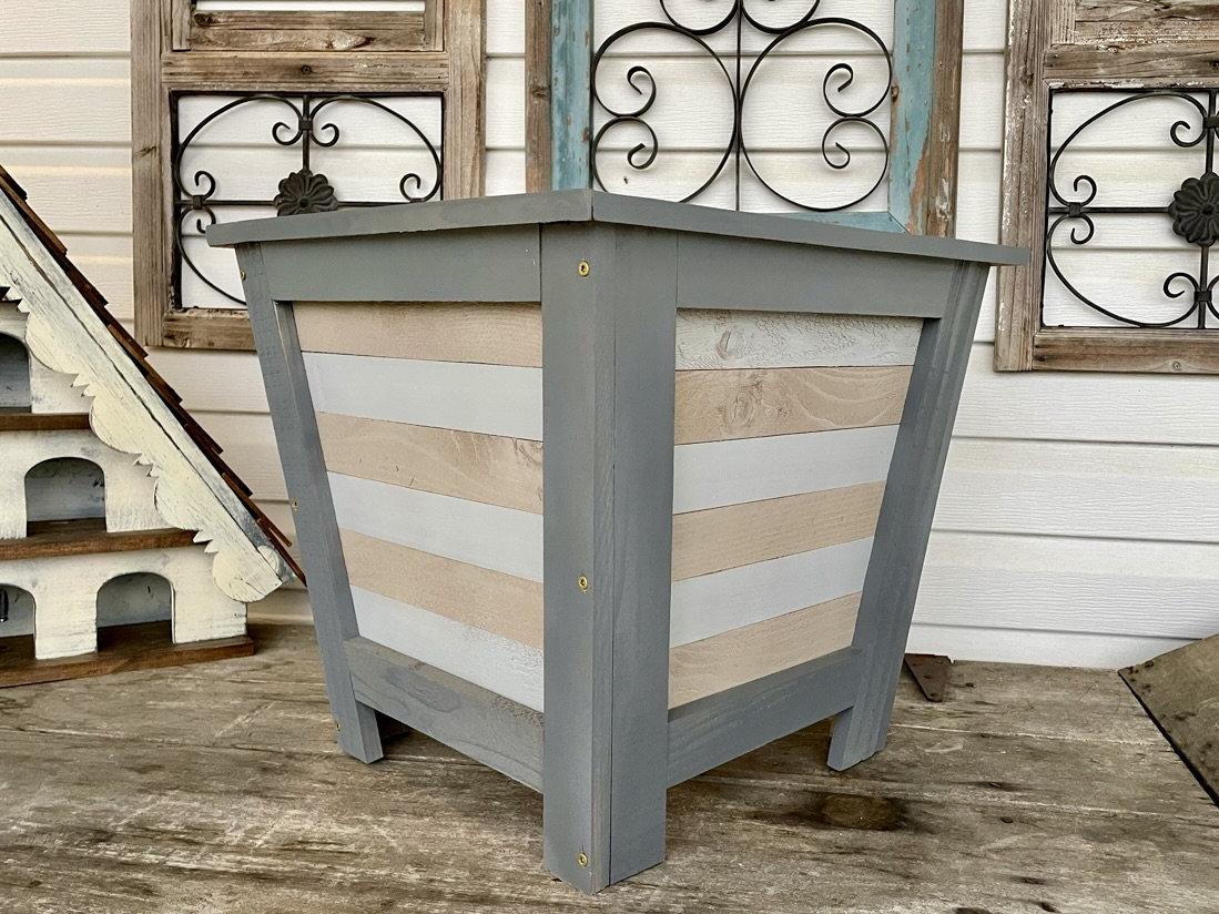 Slatted Three Picket Planter Plan — Matthew Peech Woodworking