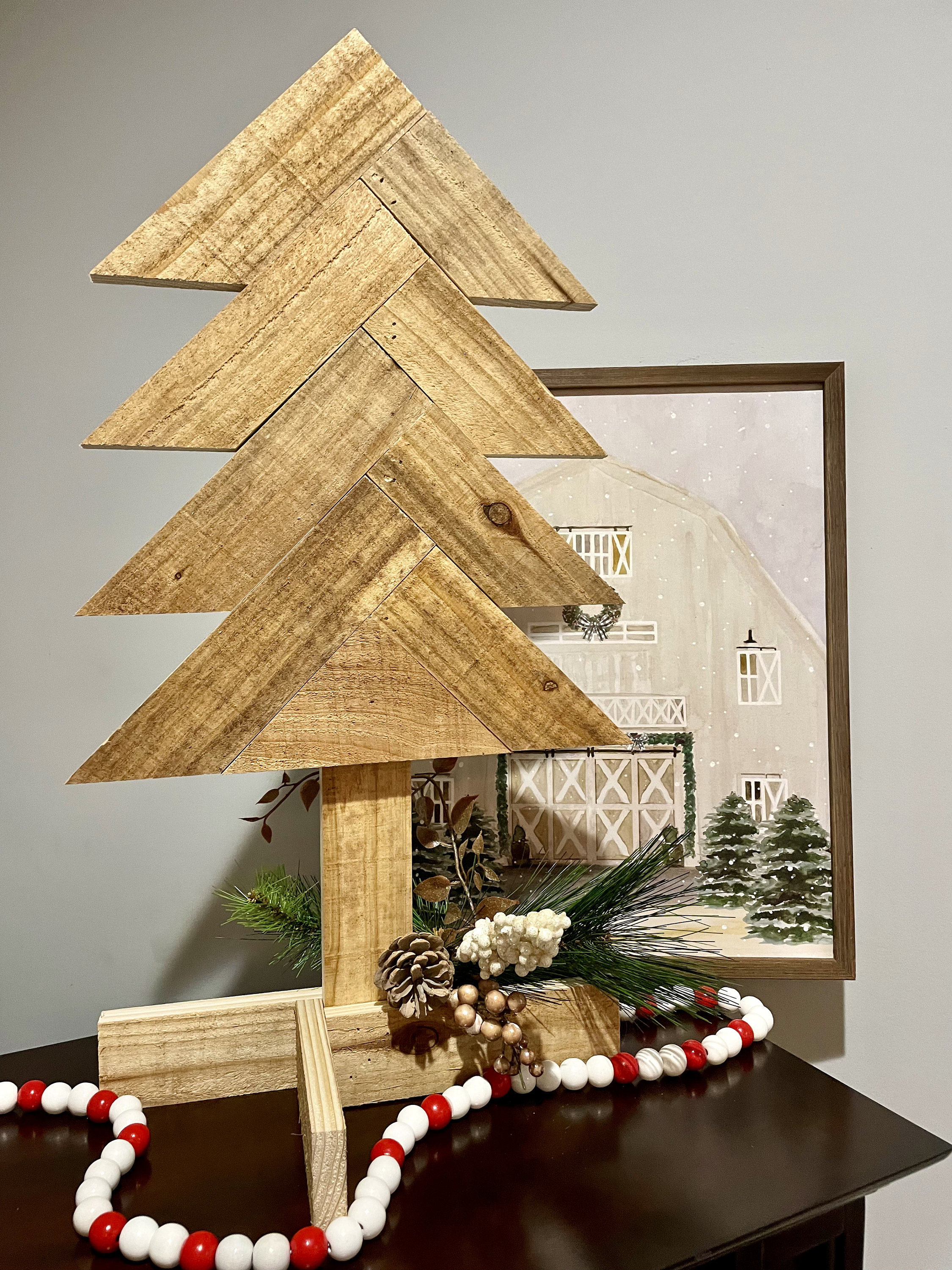 One Picket Decorative Christmas Tree Plan — Matthew Peech Woodworking
