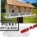 Martin Box Plans Purple Martin Box Plans Birdhouse Plans - Etsy