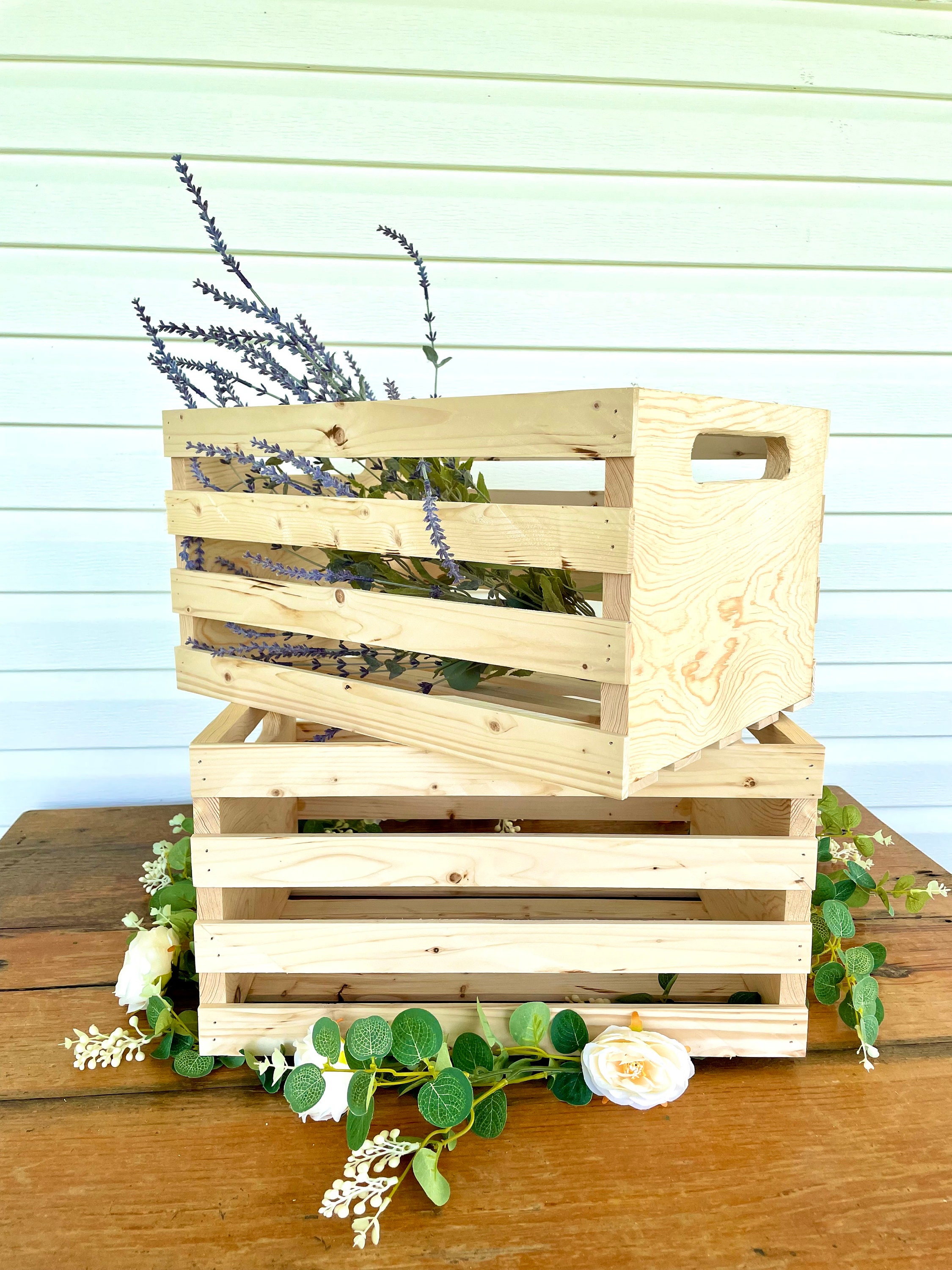 Build Plans for 2 Styles of Crates: 2 Crates From One 2x4 AND the Solid ...