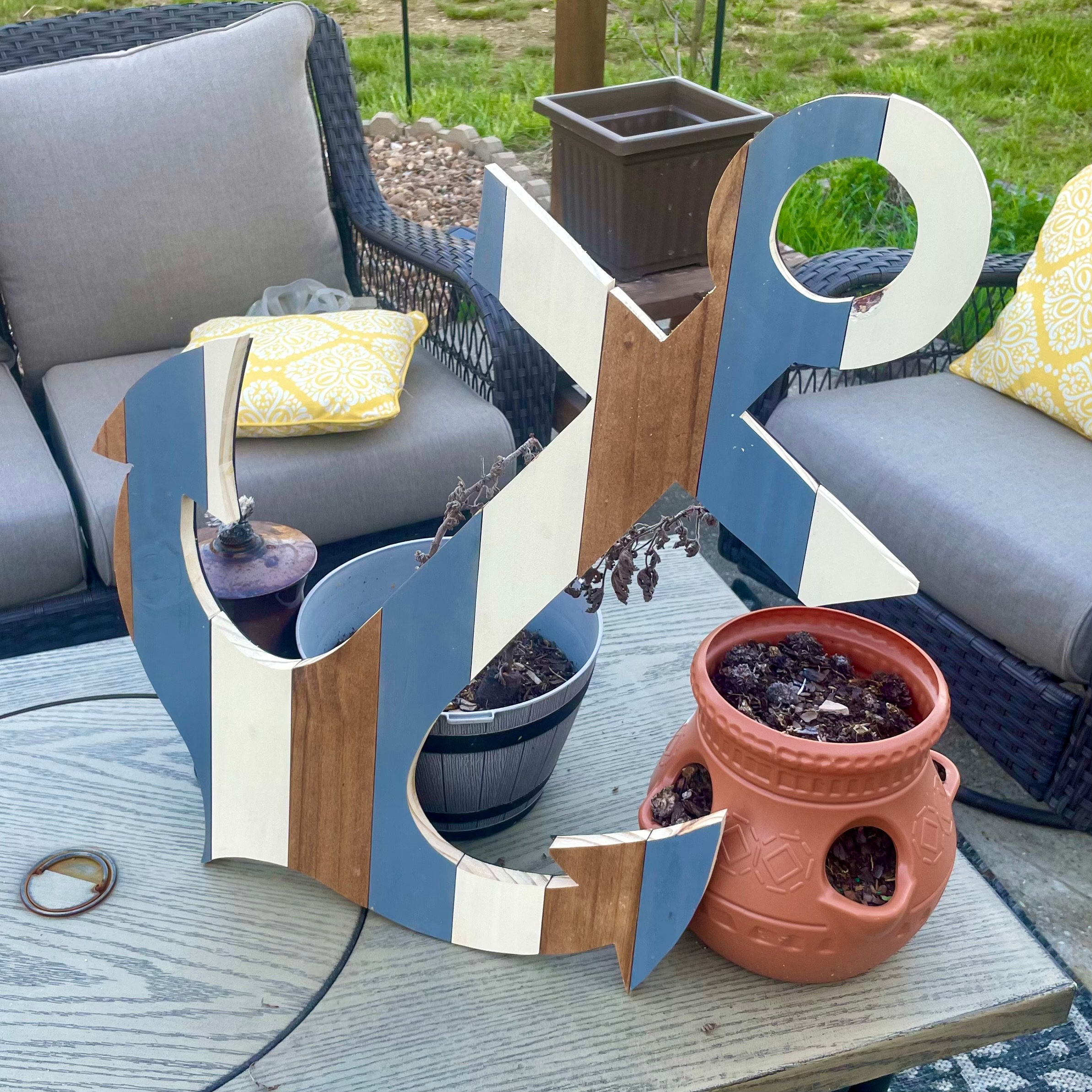 One Picket Decorative Anchor Plan — Matthew Peech Woodworking