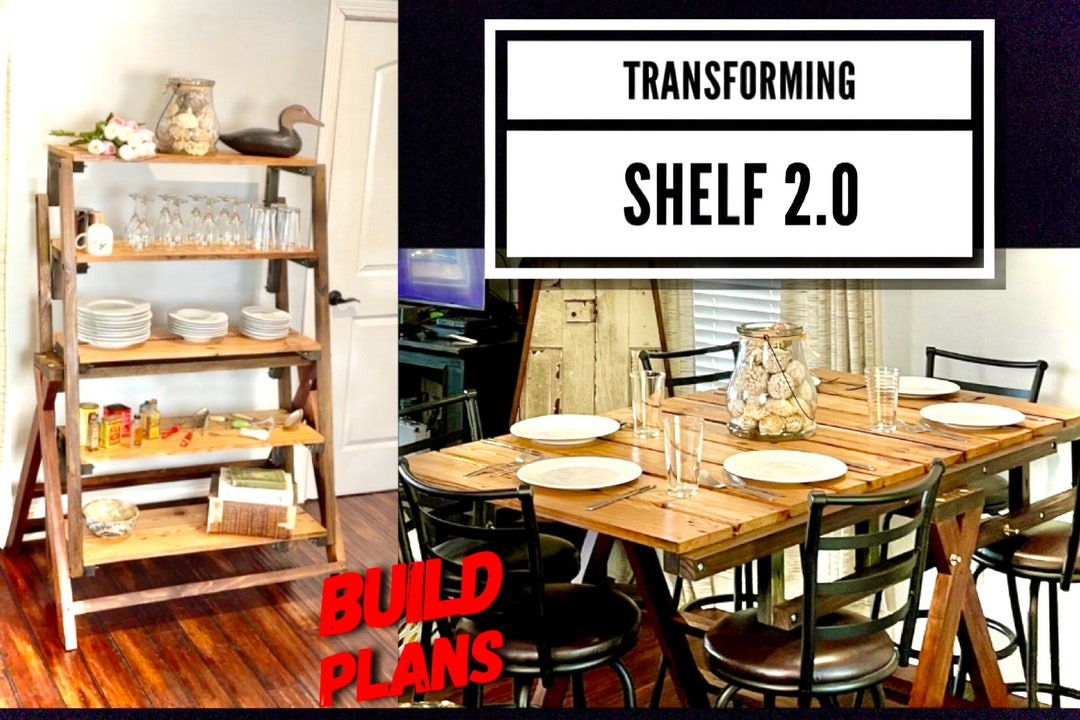 Transforming Shelf 2.0 Plans, Transforming Shelf/table Plans, Small ...