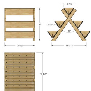5 Box Tier Planter Digital Plans, Multi-tier Planter/ Herb Box Planter ...