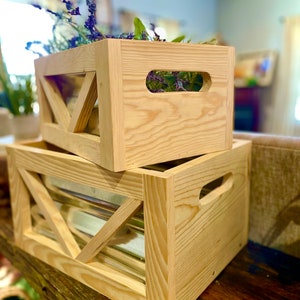 Large and Small Metal Sided Crate Bundle Plans, DIY Metal and Wooden ...